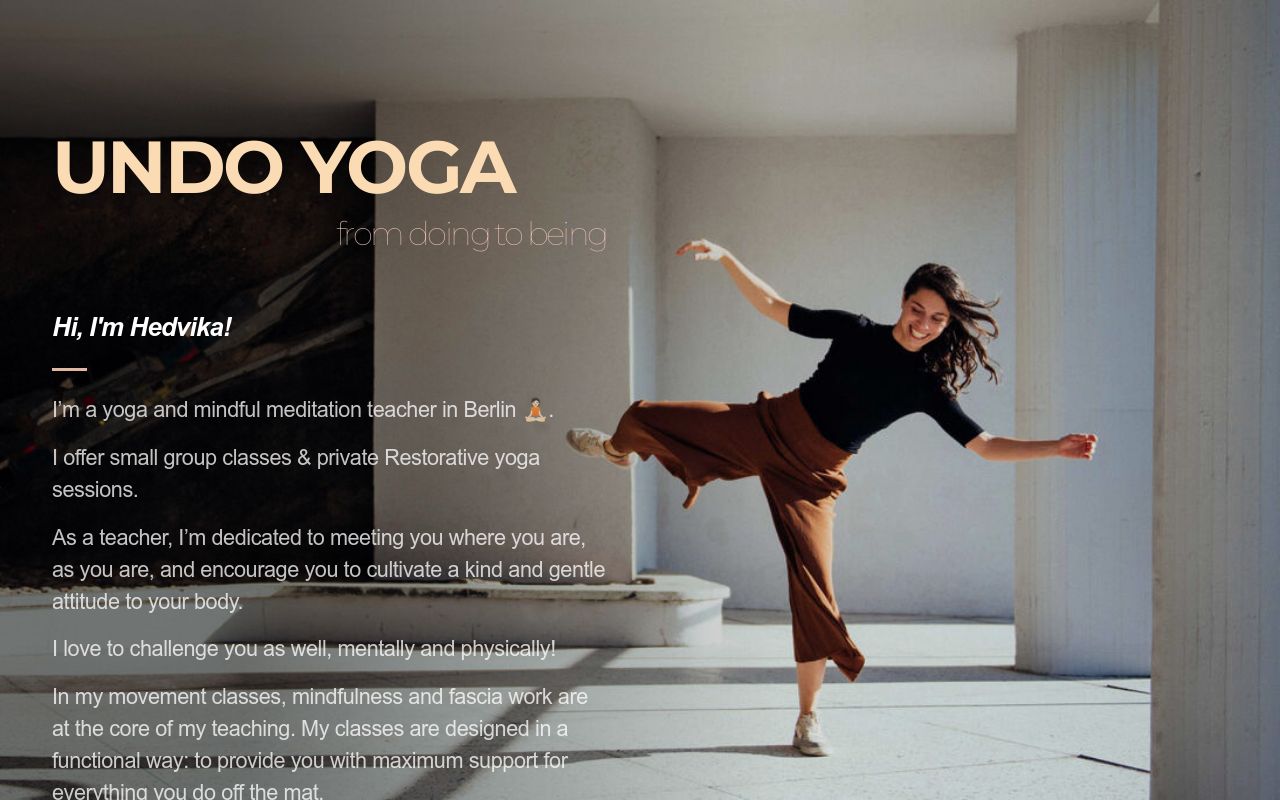 UNDO YOGA